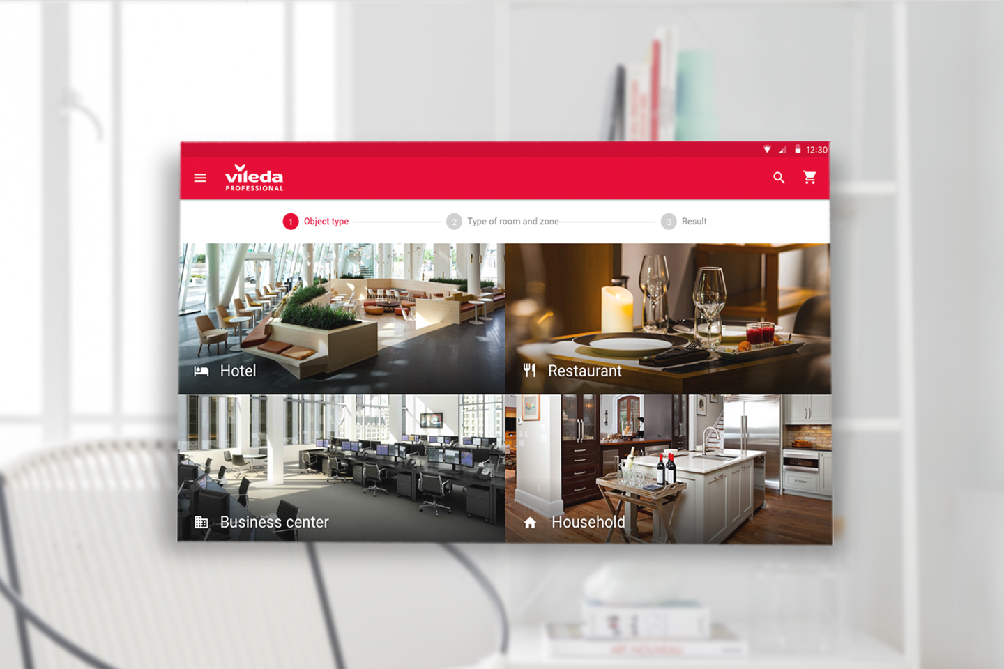 Magora's online internet-shop for Vileda cleaning products