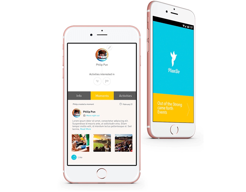PlanDo - Magora's mobile app, developed to connect people